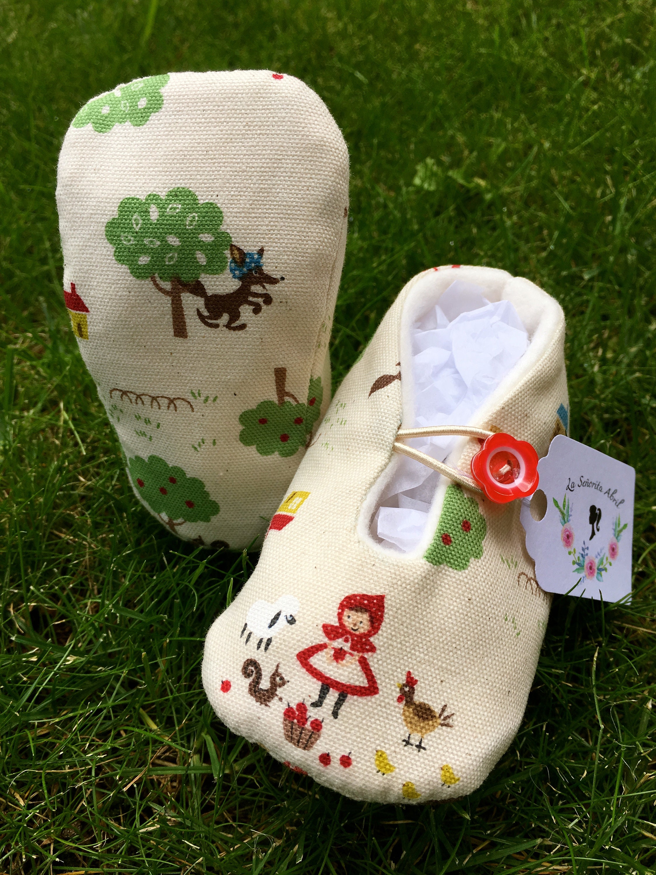 Little Red Riding Hood Baby Shoes Several Sizes | Etsy