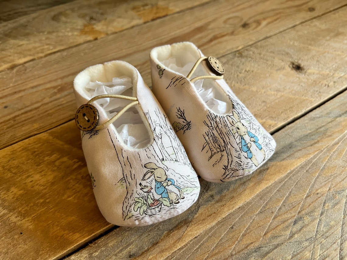 Peter Rabbit Baby Shoes - Several Sizes - Etsy