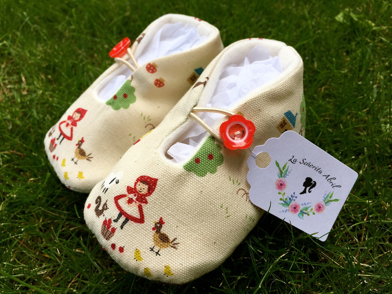 Little Red Riding Hood Baby Shoes Several Sizes | Etsy