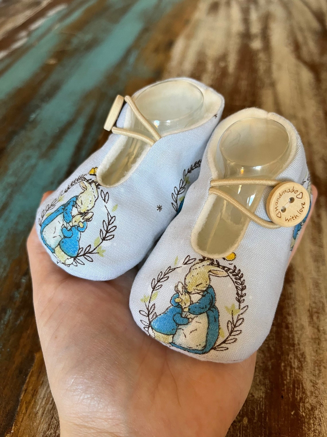 Peter Rabbit and Mum Baby Shoes - Several Sizes - Etsy