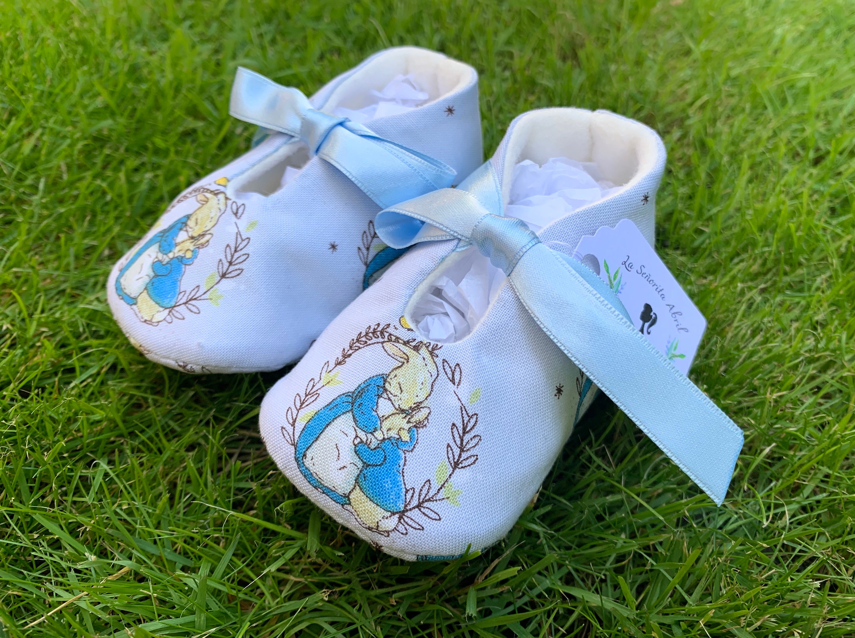 Peter Rabbit and Mum Baby Shoes - Several Sizes - Etsy