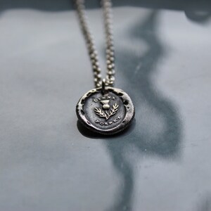 Dinna Forget Wax Seal Pendant Made Using a 1800s Fob Stamp - Etsy