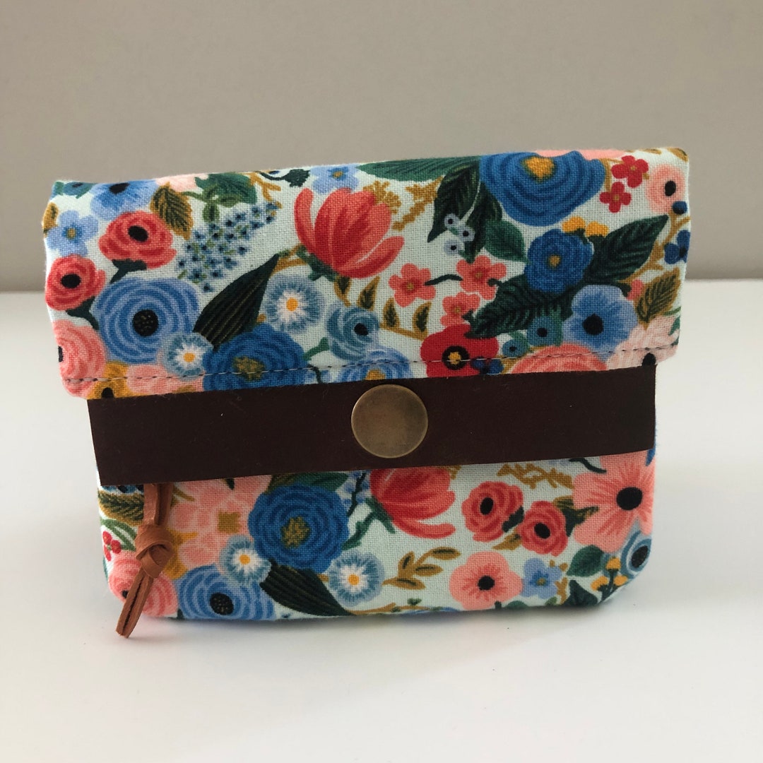 Rifle Paper Company Small Snap Wallet/mini Minimalist/vacation Wallet ...