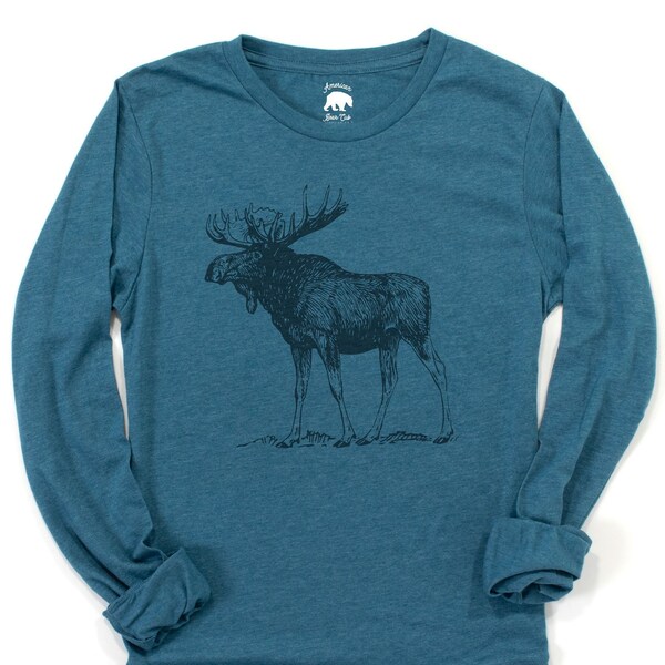 Moose T Shirt - Etsy