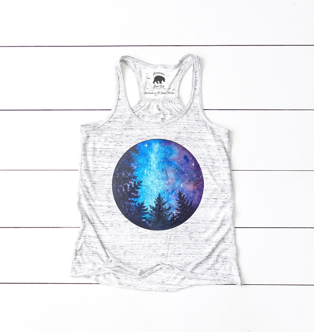 Starry Sky Tank Top Star and Galaxy Tanks Nature Tank Top Camping Tank ...