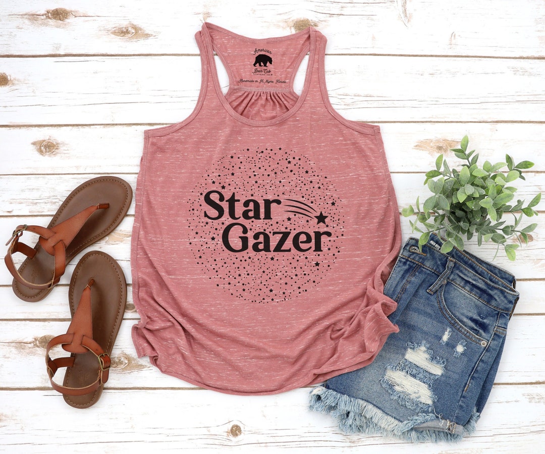 Stars Tank Top Stars Tank Tops for Women Celestial Ladies Tank Plus ...