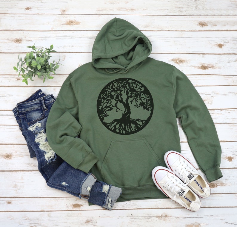 Tree of Life Hoodies for Women Plus Size Clothing Available - Etsy
