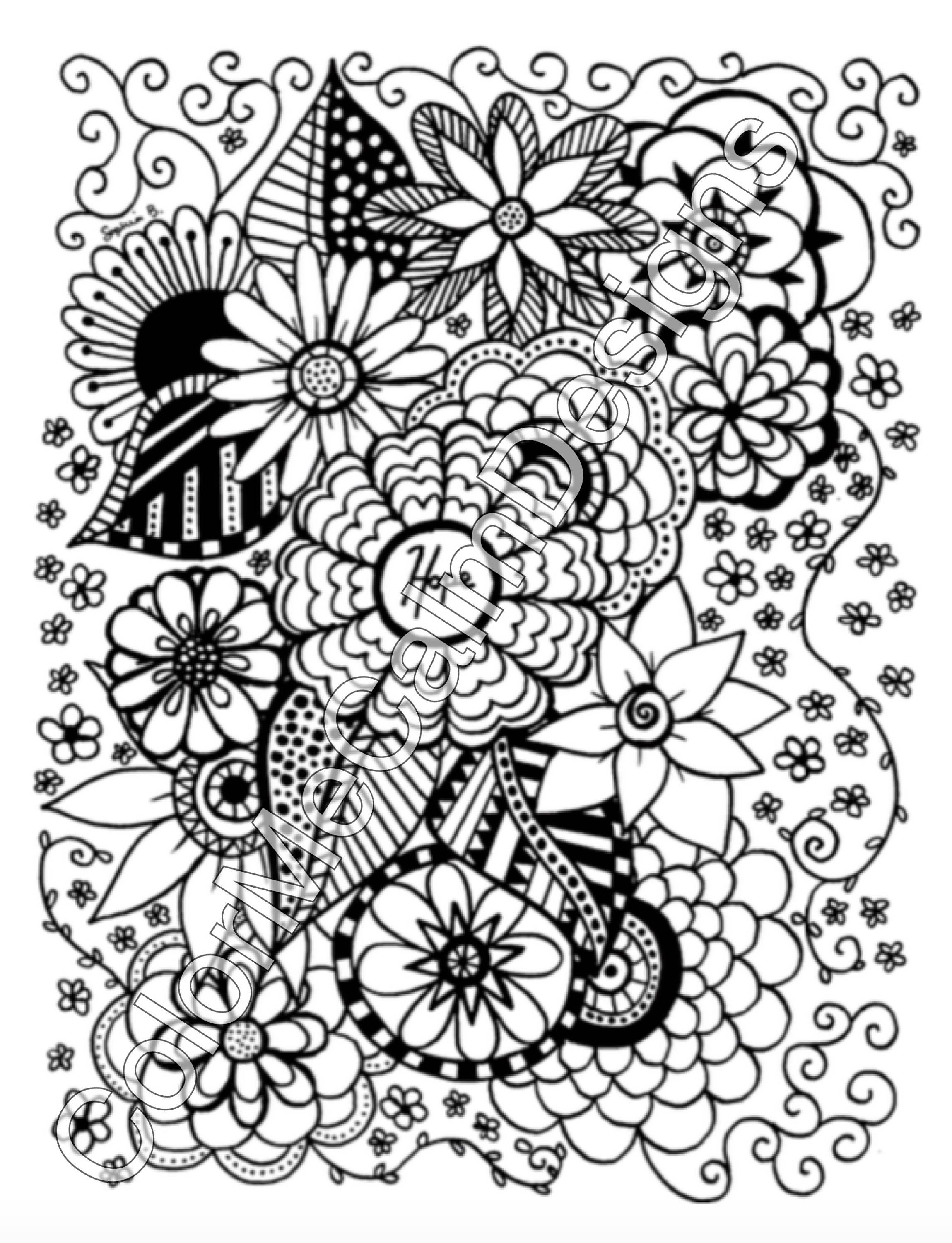 Hope Inspirational Printable Adult Coloring Page - Etsy