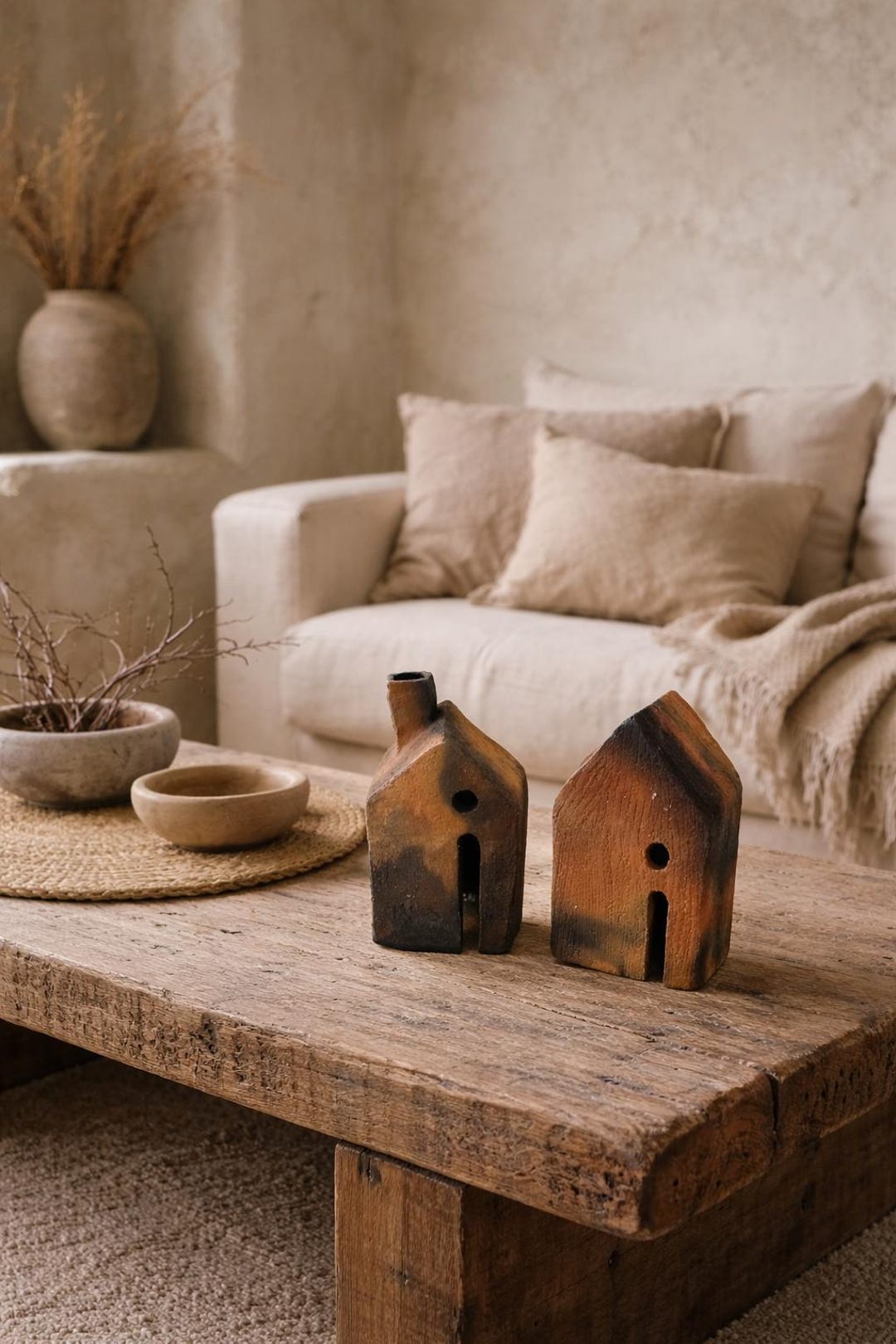 Sculpted Terracotta – House Form Sets of 2 - Etsy