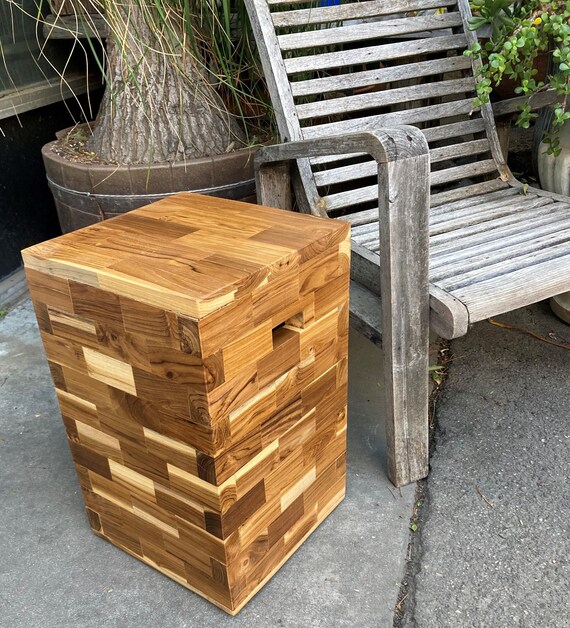 Jigsaw Teak Stand | Etsy