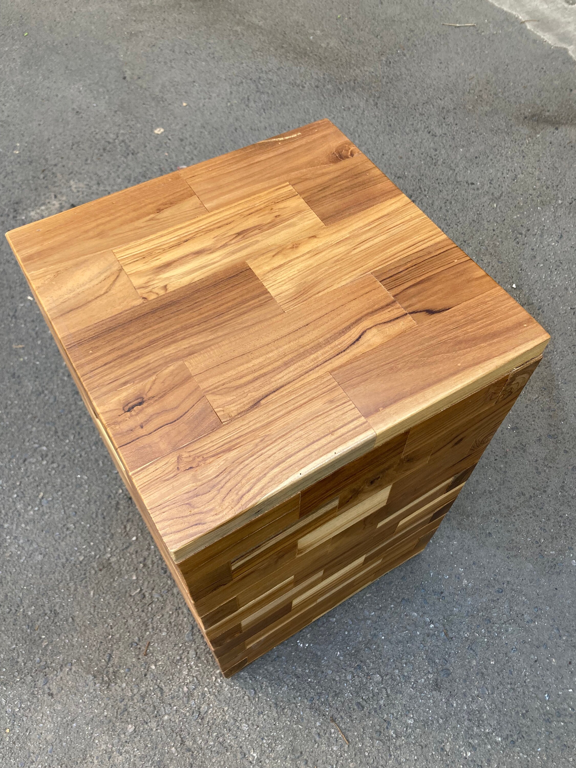 Jigsaw Teak Stand - Etsy