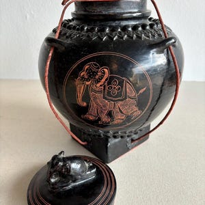 Vintage Burmese Pot - Etsy