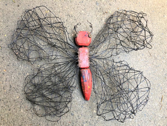 Garden Wire Butterflies Animal Plant Decoration | House Plant
