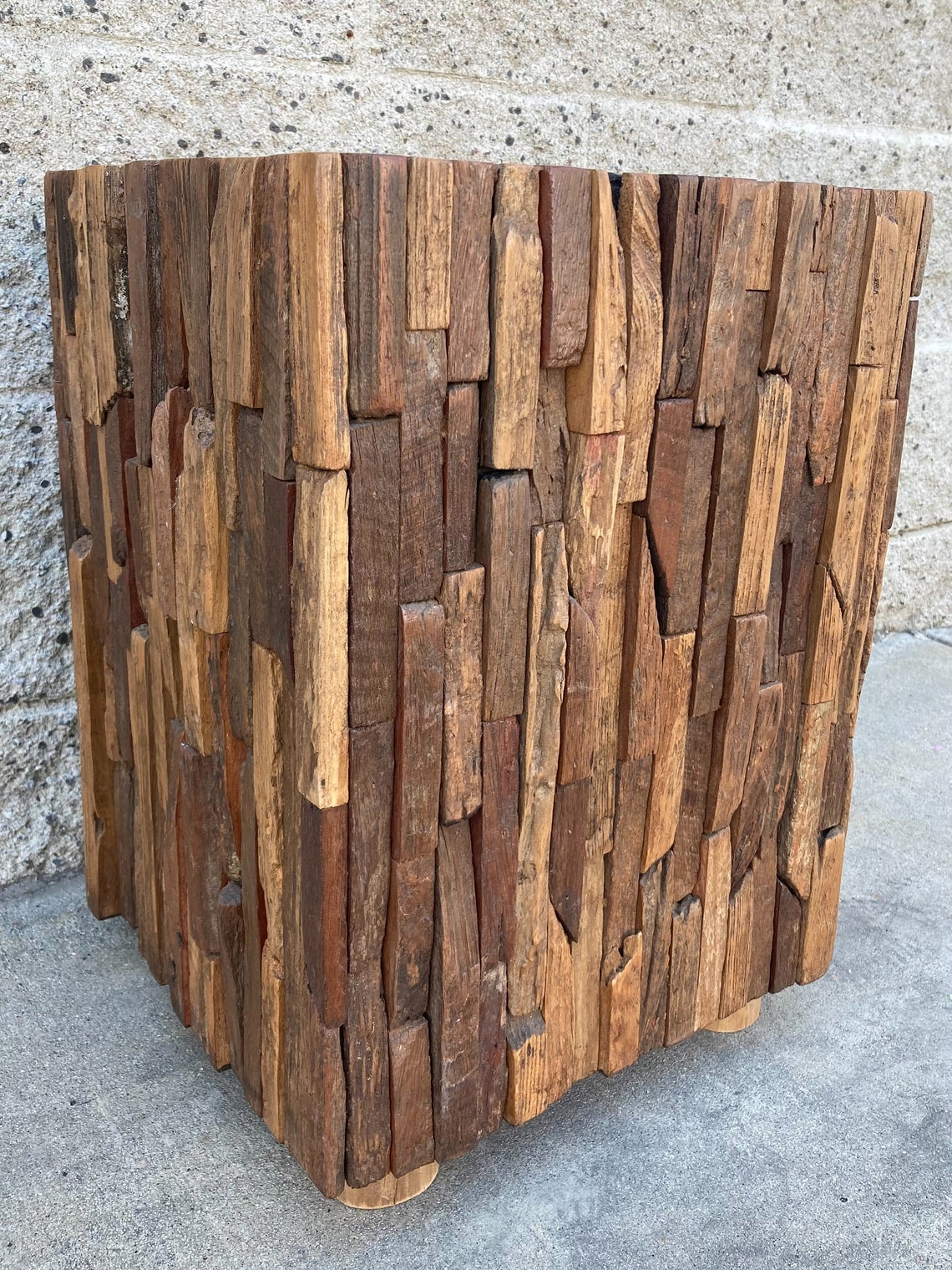 Reclaimed Teak Wood Stand - Etsy