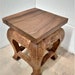 Opium Wooden Stand With Carving - Etsy
