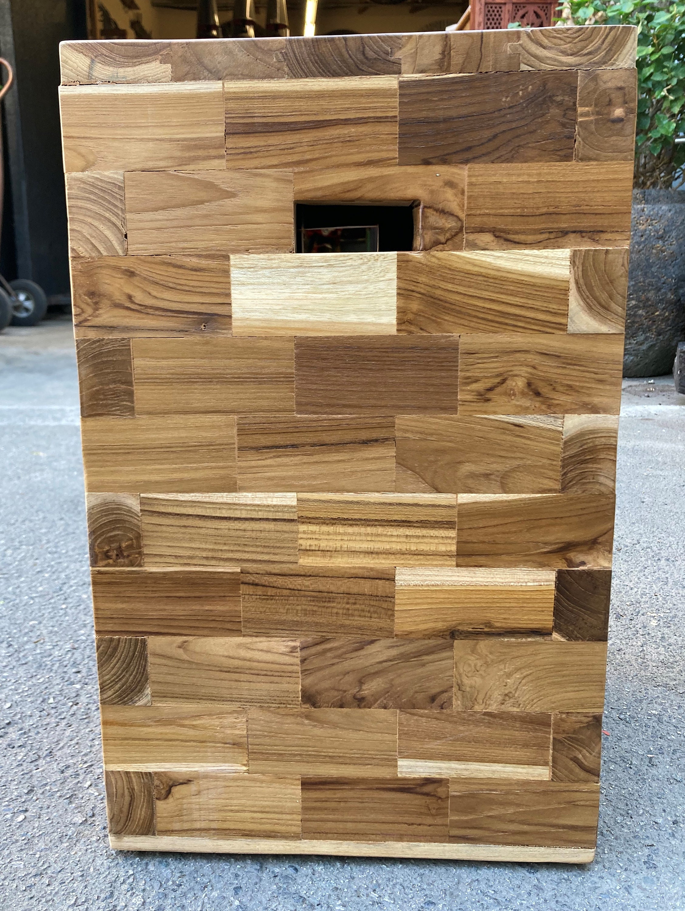 Jigsaw Teak Stand - Etsy