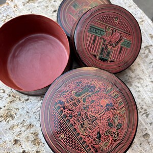 Burmese Laquerware Box - Etsy