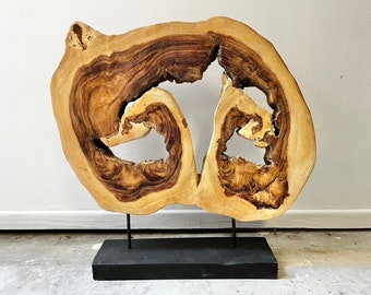 Penrose Triangle Inspired Walnut Wood Carving 7.5 - Etsy