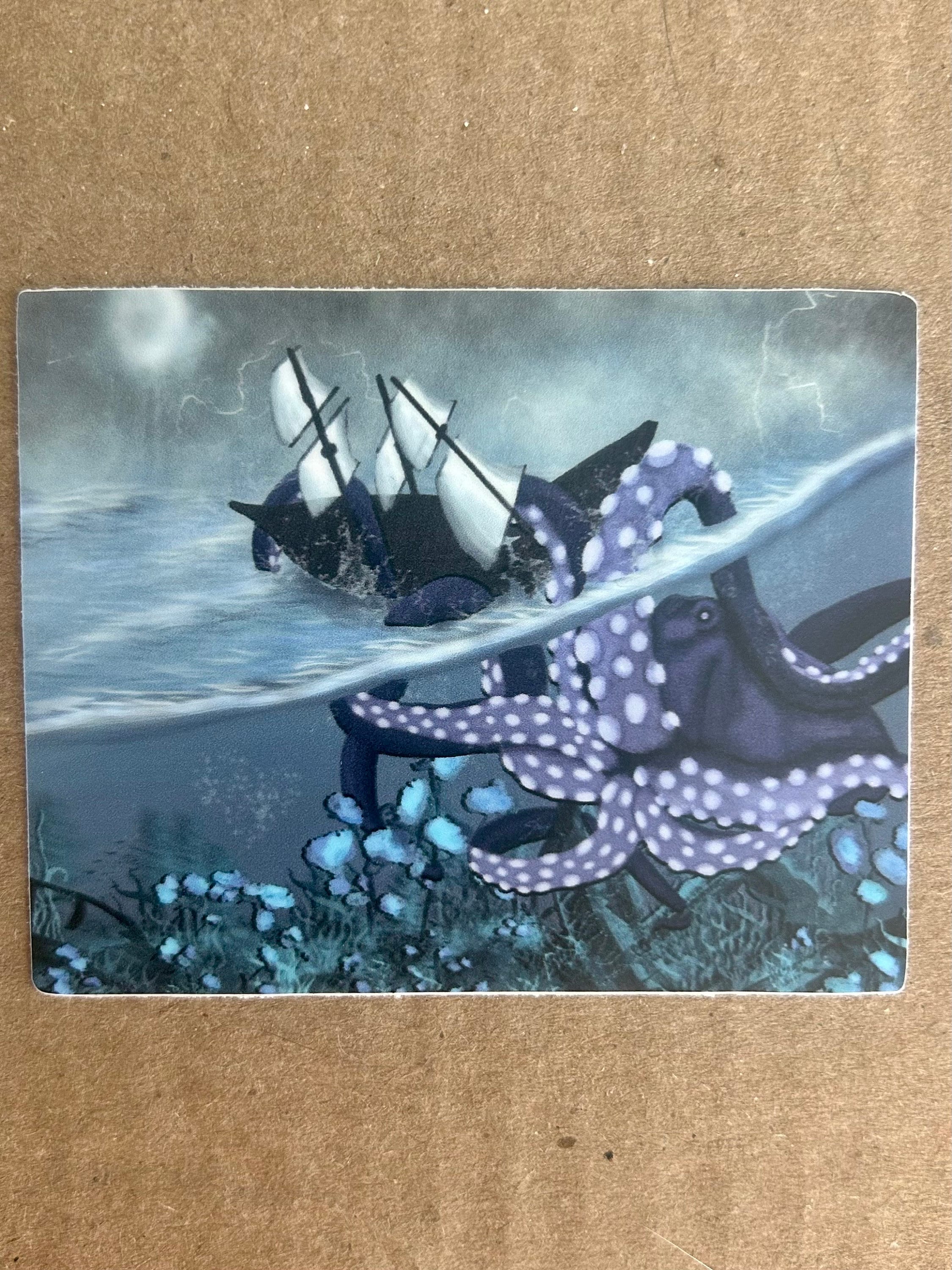 Octopuss Garden Art Sticker - Etsy