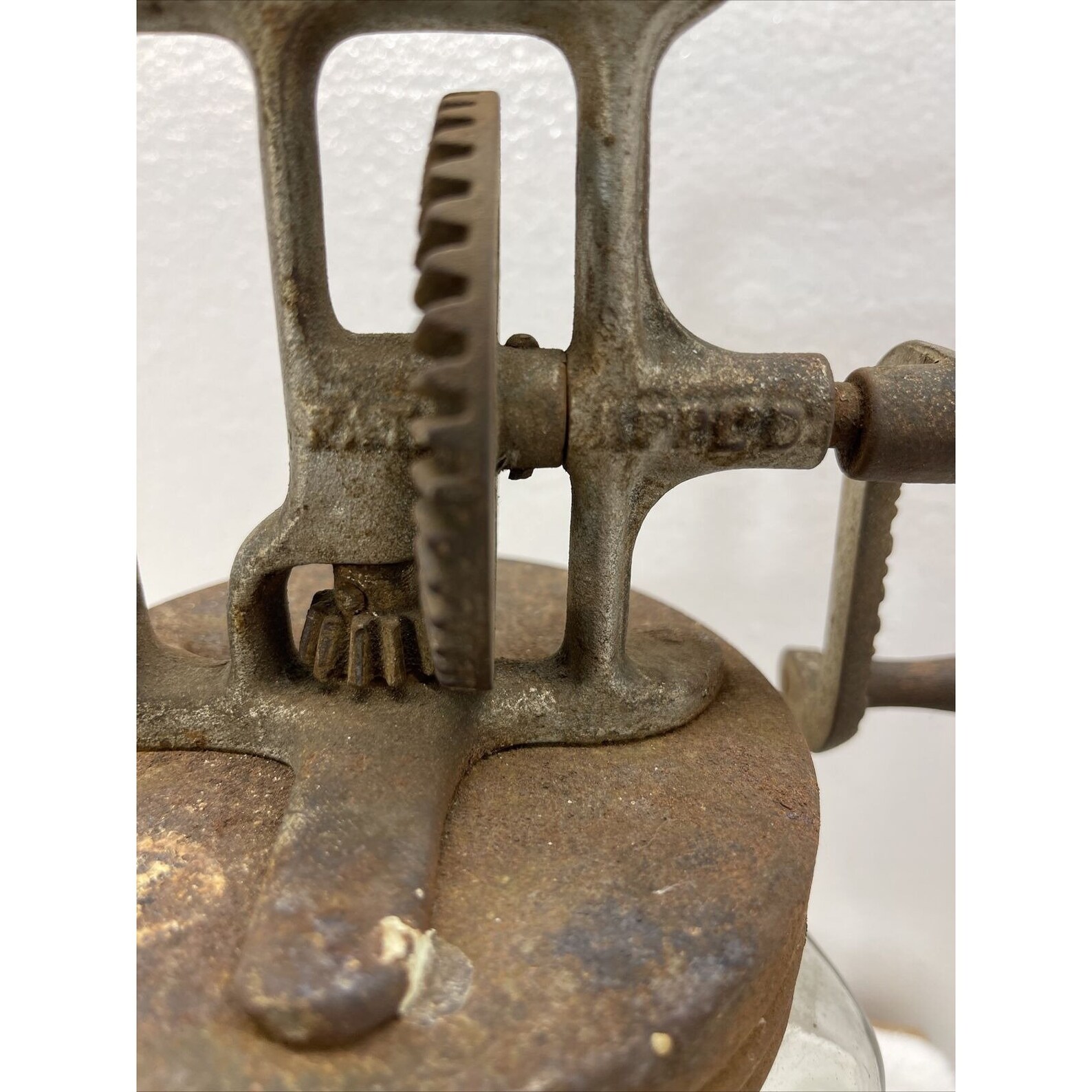 Antique Butter Churn Hand Crank Gunn Mfg Philadelphia 2 Qt - Etsy