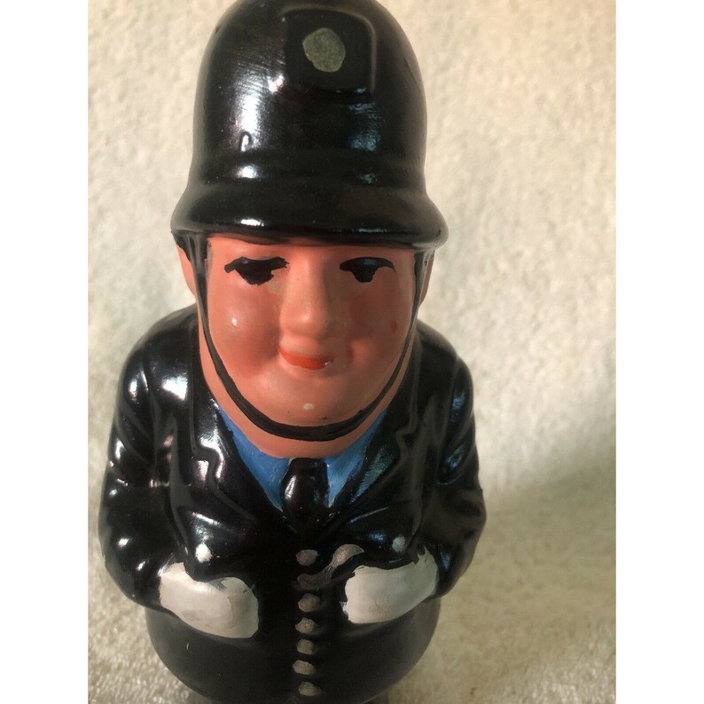 Vintage British Policeman Ceramic Coin Bank - Etsy