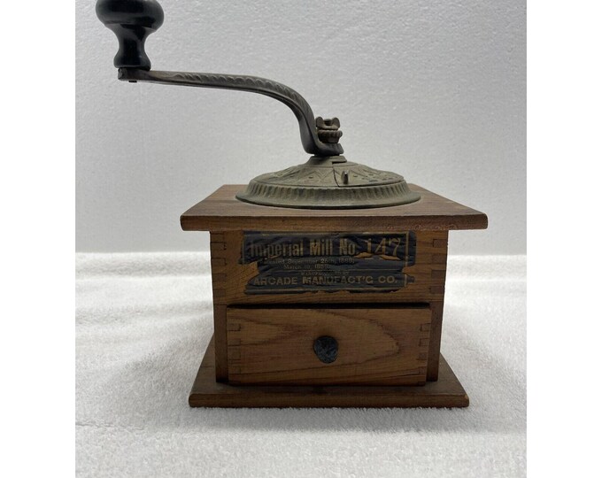 Arcade Manufacturing Imperial Coffee Grinder With Pull Out Drawer - Etsy