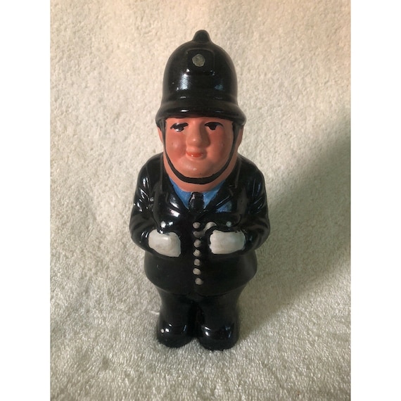 Vintage British Policeman Ceramic Coin Bank - Etsy
