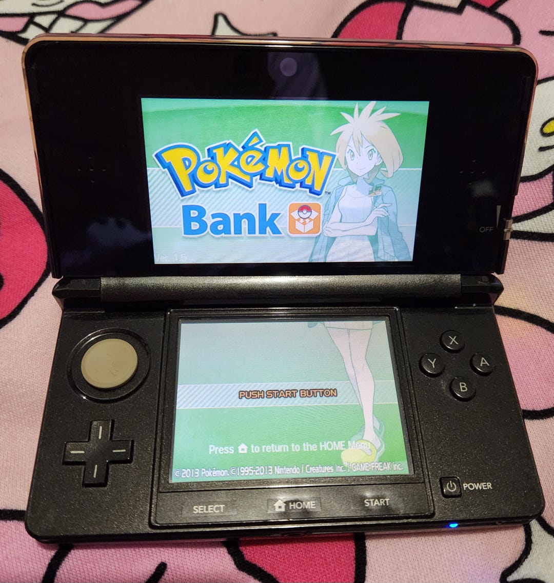 3DS Cosmo Black With Pokemon Bank and Poke Transporter / Pokemover - Etsy