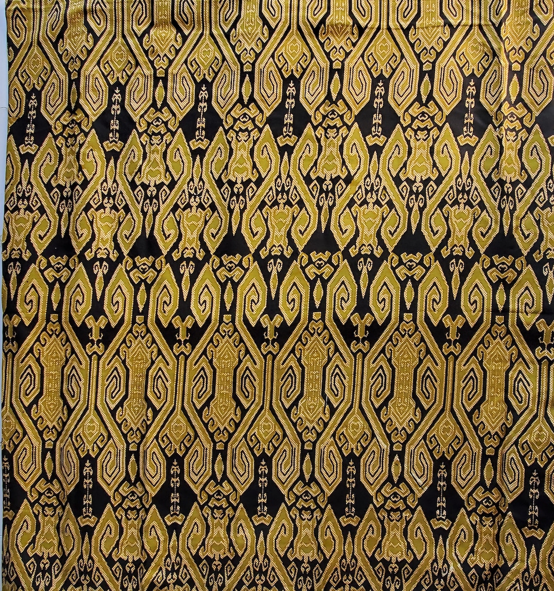 Borneo Batik Cotton Unique Batik Prints Multiuse Craft Blue Batik Green ...