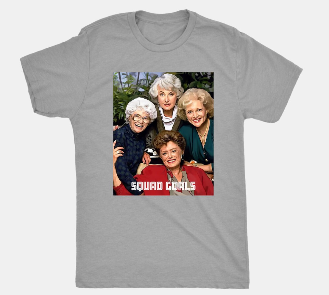 Squad Goals Golden Girls Ultra Soft Men's Tri-blend Tee - Etsy