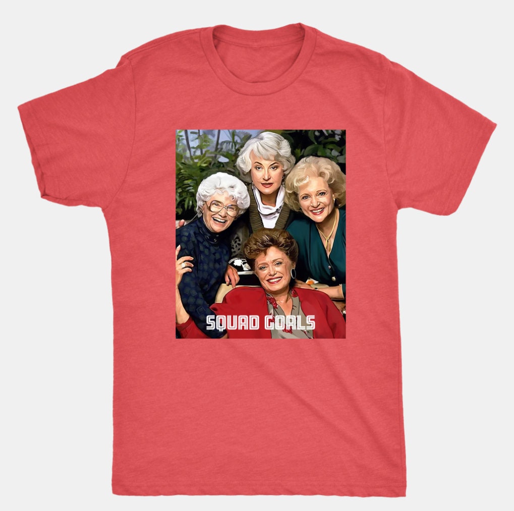 Squad Goals Golden Girls Ultra Soft Men's Tri-blend Tee - Etsy