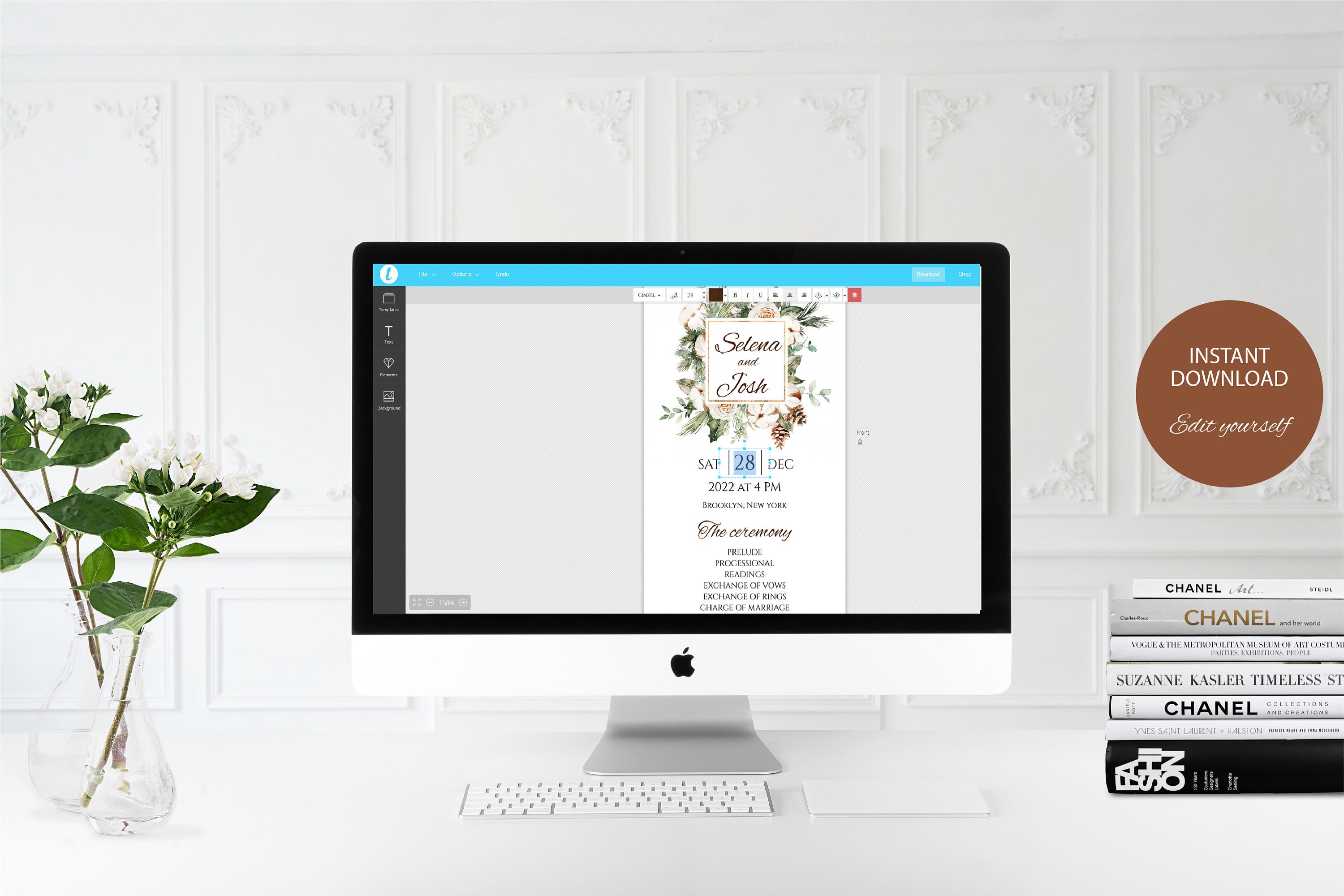 Editable Wedding Program Template Fully Editable Printable - Etsy Canada