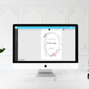 Delicate Custom Sign Template, Instant Download, Self-editable Custom ...