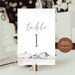 Table Number Template, Instant Download, Fully Editable Wedding Table ...
