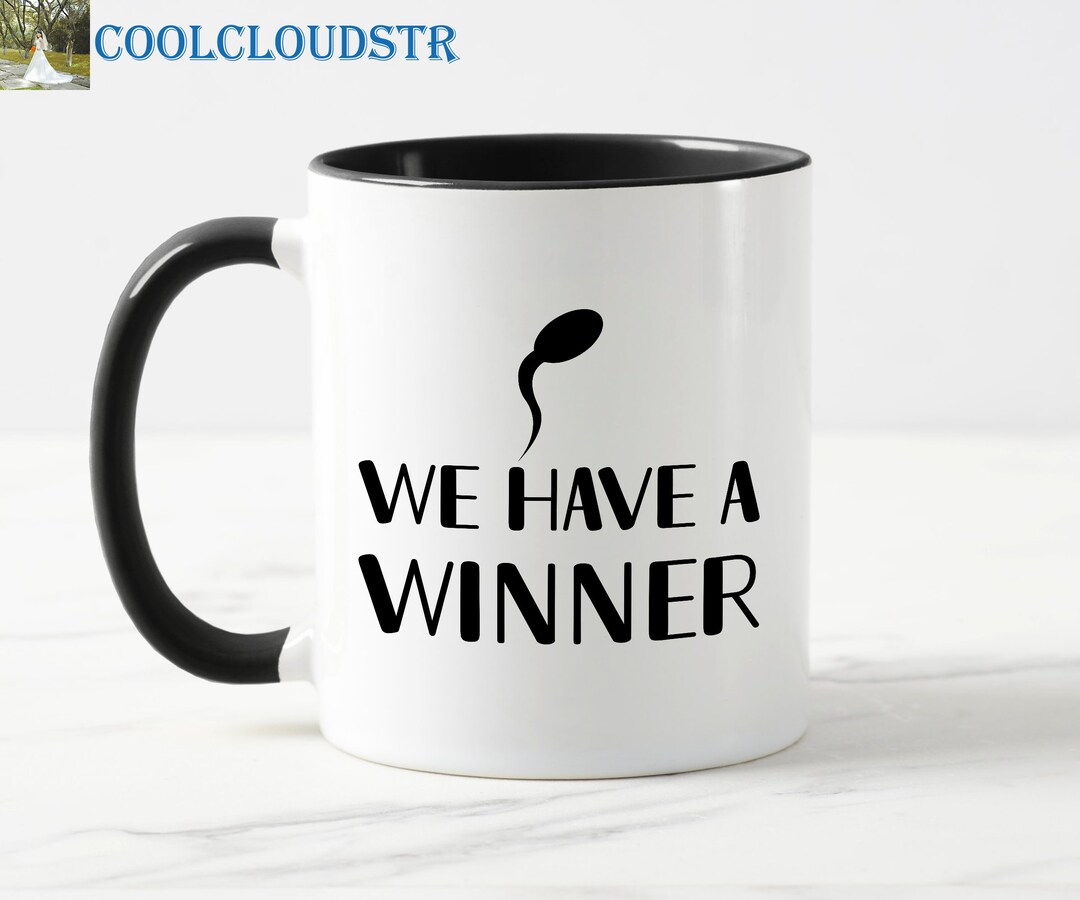 We Have A Winner Mugs, Pregnancy Coffee Mugs, Funny Baby Announcement ...