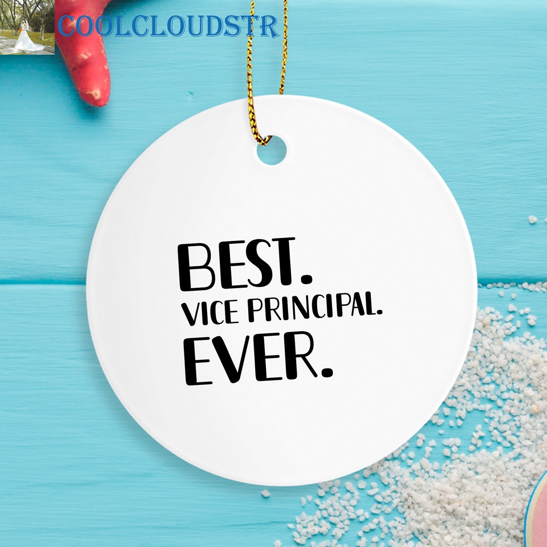 Vice Principal Christmas Ornaments, Best Vice Principal Ever, Gift for ...