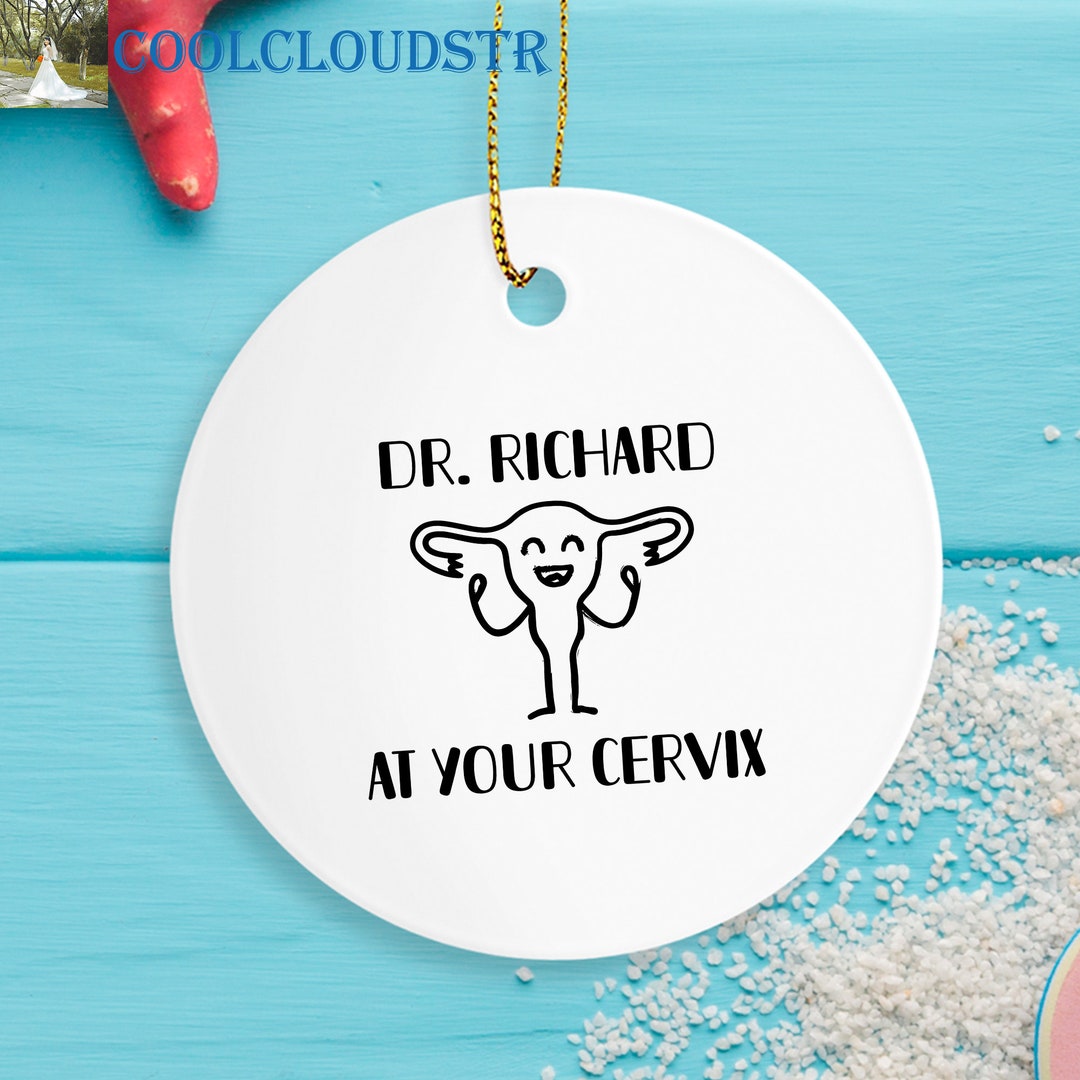 Baby Doctor Christmas Ornaments, Personalized at Your Cervix, Funny ...
