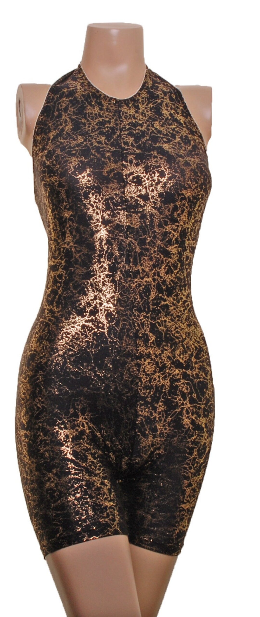 Catsuit Jumpsuit Unitard Bodysuit Unitard Black/gold (harriet) Sale ...