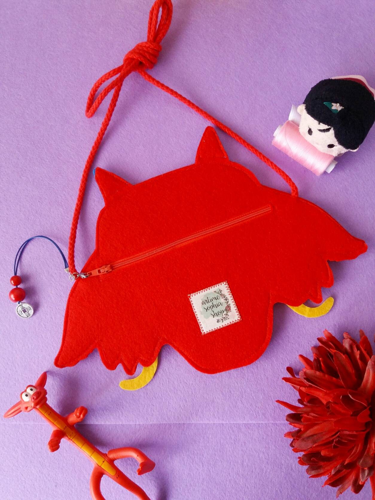 Mulan Mushu Purse Disney Disney Princess Mulan Purse Disney - Etsy