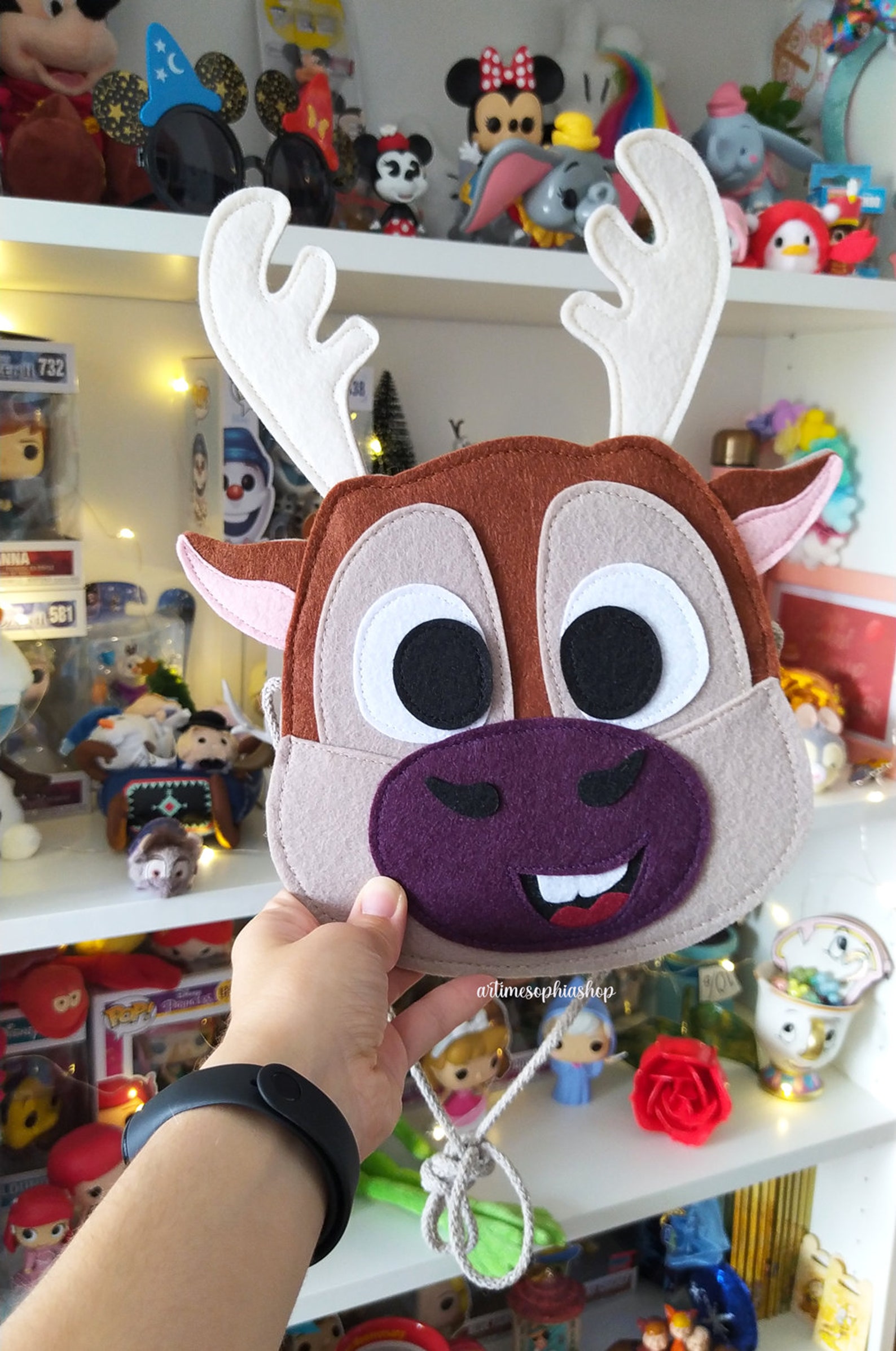 Frozen Olaf and Sven Felt Purse Disney, Disney Princess Bound, Frozen ...