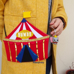 Dumbo Felt Purse Disney Dumbo Wallet Clutch Crossbody Bag - Etsy