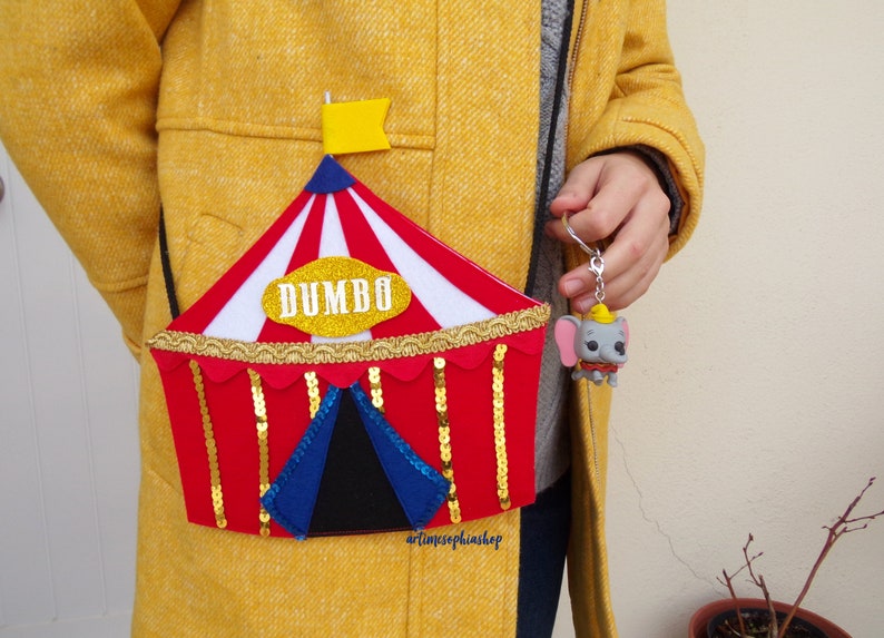 Dumbo Felt Purse Disney Dumbo Wallet Clutch Crossbody Bag - Etsy