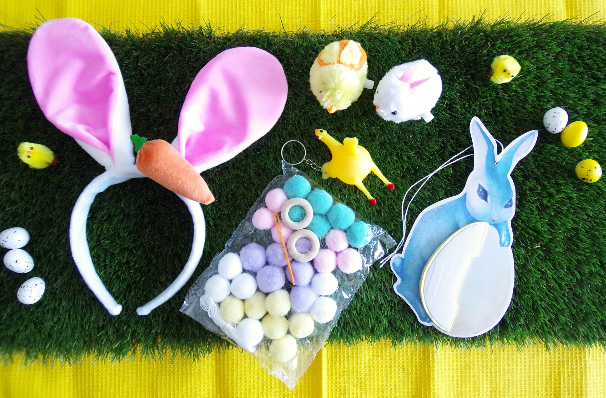 Easter Party Supplies Easter Pompom Garland Easter Kids - Etsy