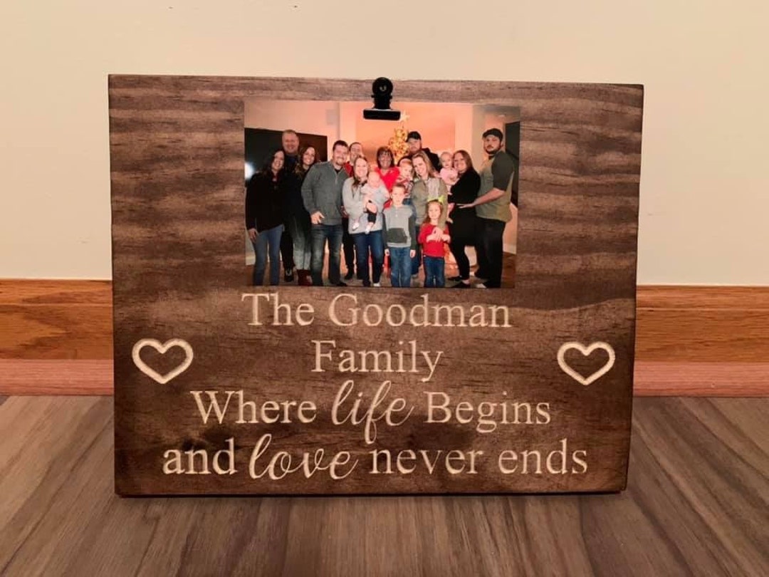Family Sign, Family Custom Sign, Family Picture Sign, Custom Wood Signs ...