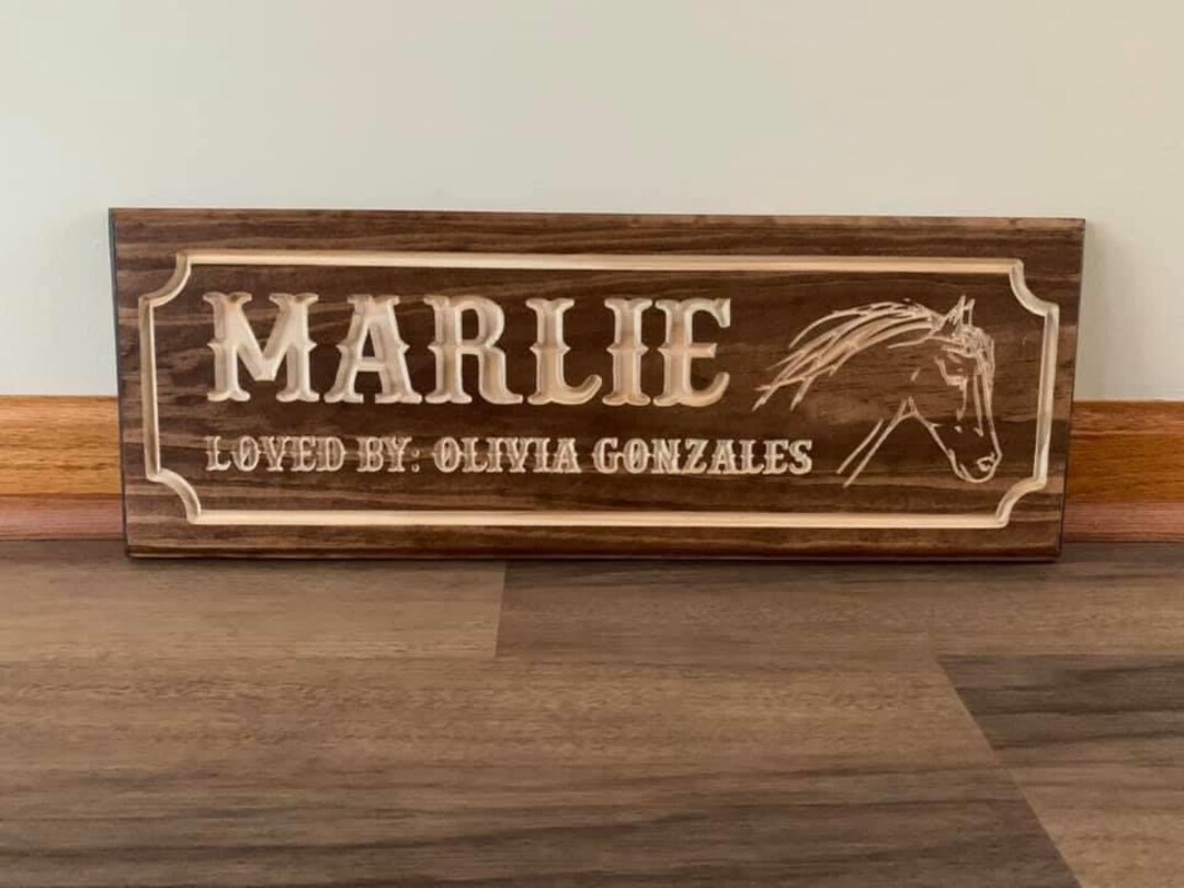 Horse Sign, Stable Sign, Custom Sign - Etsy