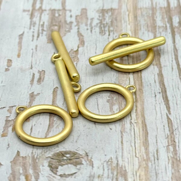 Hammered Toggle Clasp - Etsy