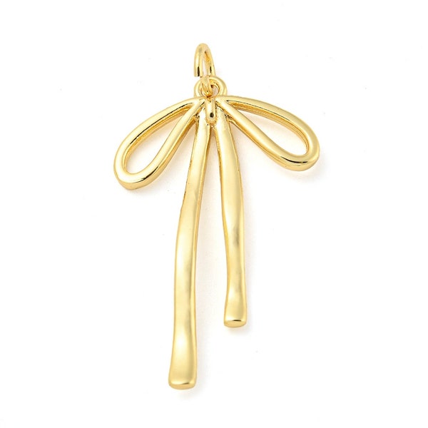 Large Brass Bow Findings - Etsy