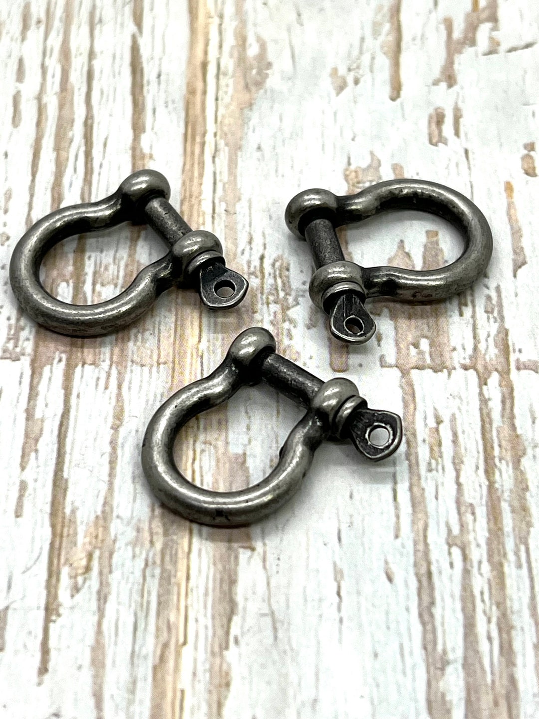 Antique Silver Anchor Shackle Clasp, Heavy-duty, Silver Clasp, Silver ...