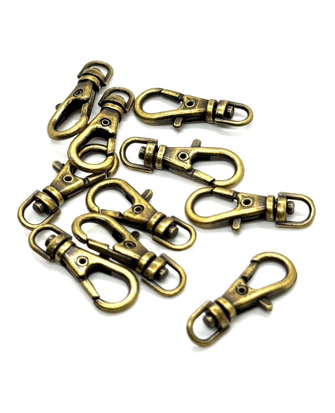 Antique Brass Clip Swivel Large Lobster Clasp, 23 Mm, DIY Jewelry ...