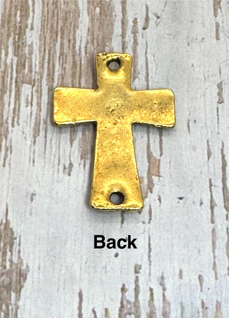 Large Cross Connector, Antiqued 18k Gold Plated Pendant,diy Jewelry ...